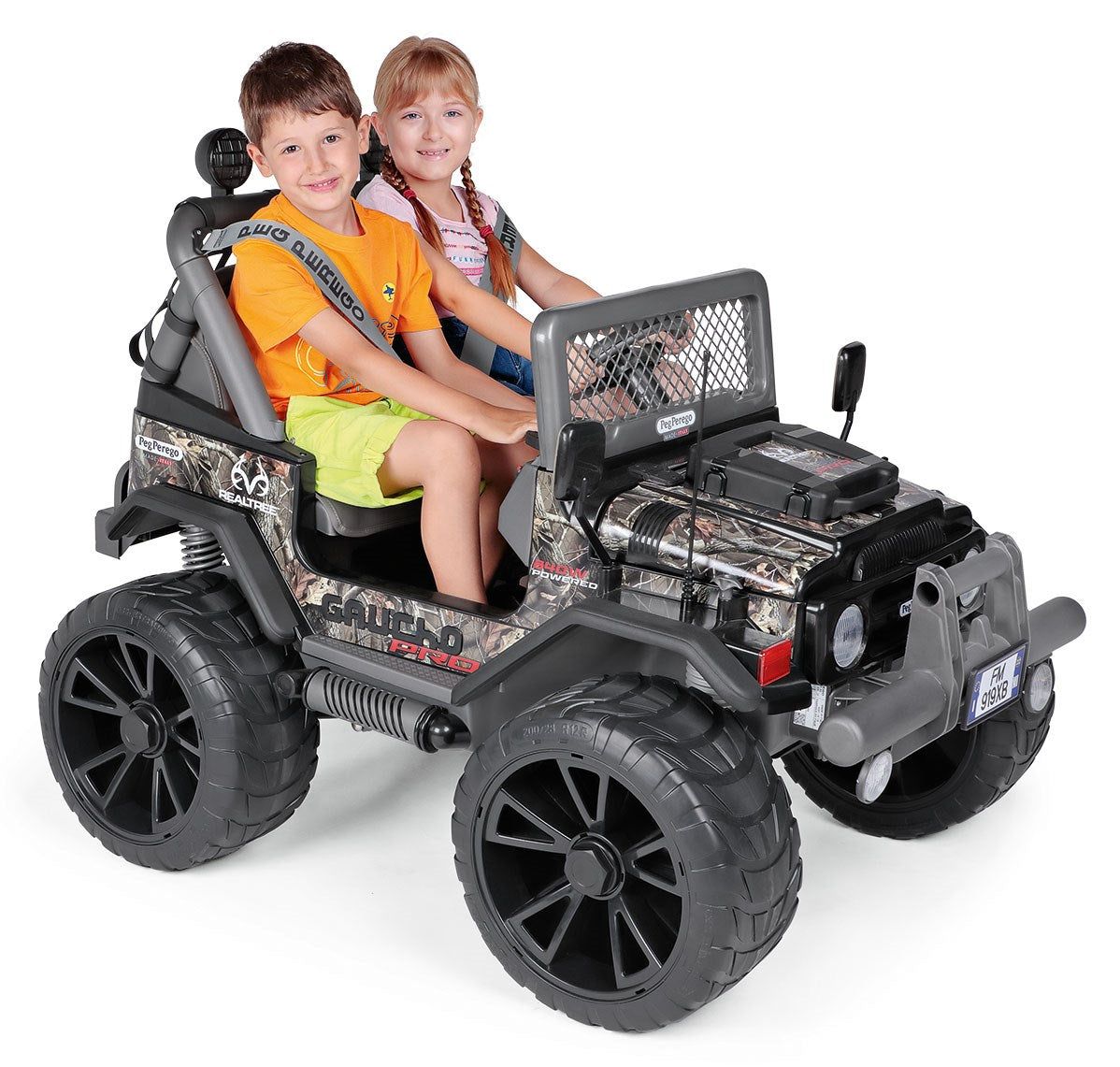 Peg Perego Gaucho Pro - Real Tree, 24 Volt 2 Seater Jeep, 6+ years ...