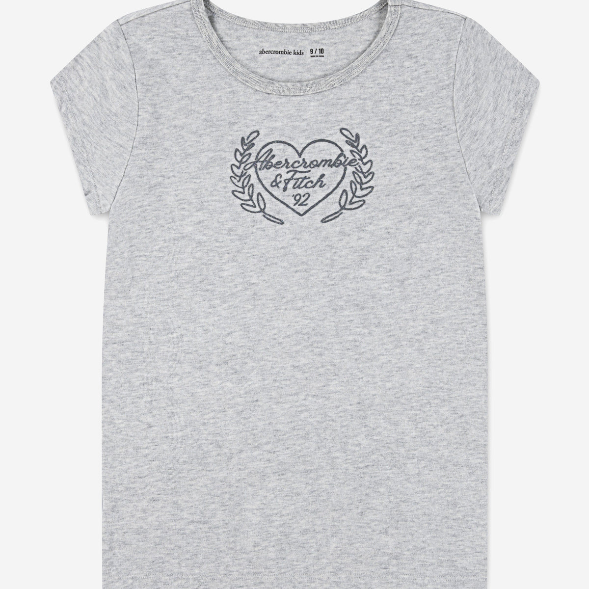 Abercrombie & Fitch Girls Laurel Heart T-Shirt in Grey – Samuel Johnston